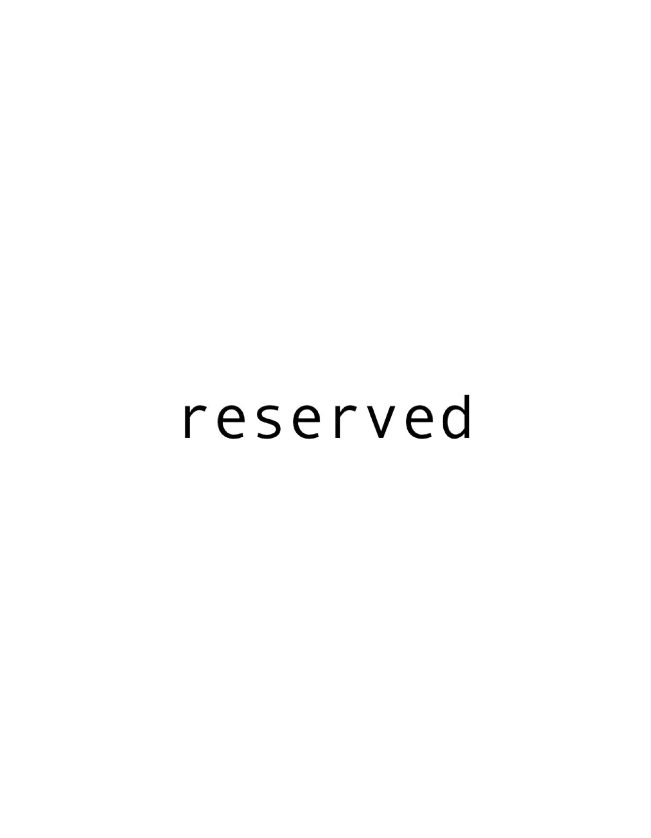 reserved item – BUSINESS AS USUAL